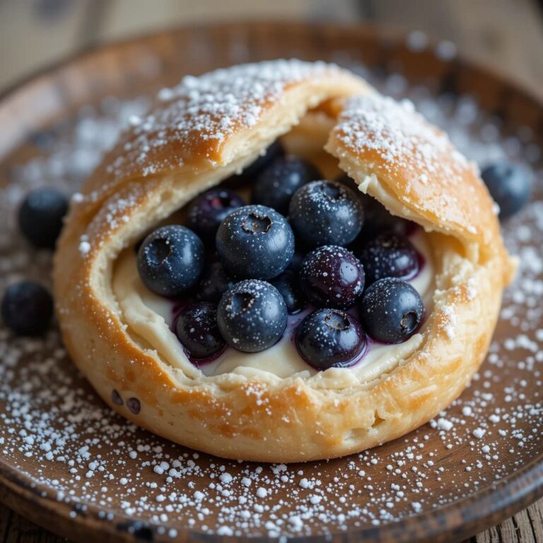 Blueberry Cream Cheese Puff Pastry Recipe– A Flaky, Fruity Delight ...